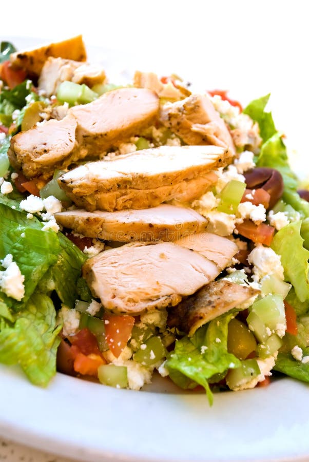 Delicatessen Caesar Salade Met Gerookte Kalkoen Stock Foto - Image of ...