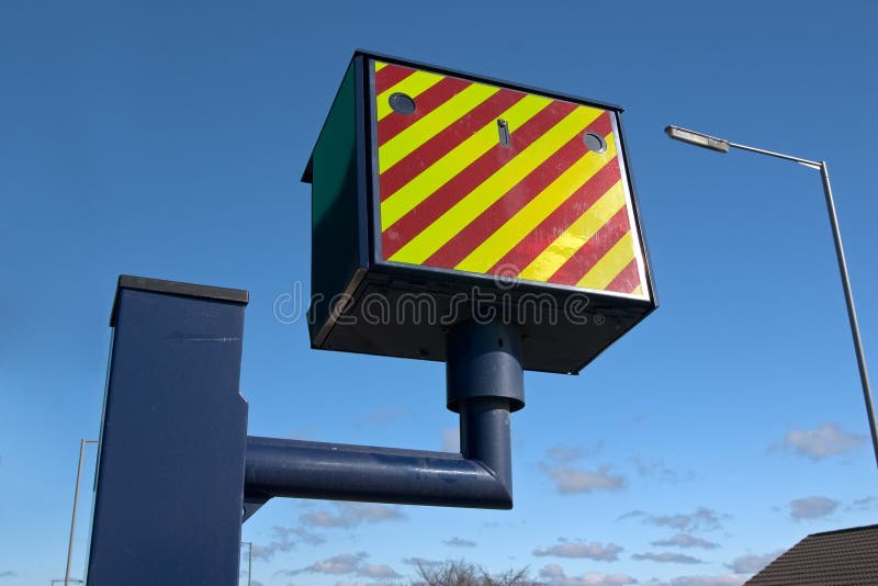Snelheids camera en radar stock afbeelding. Image of snel - 5563191