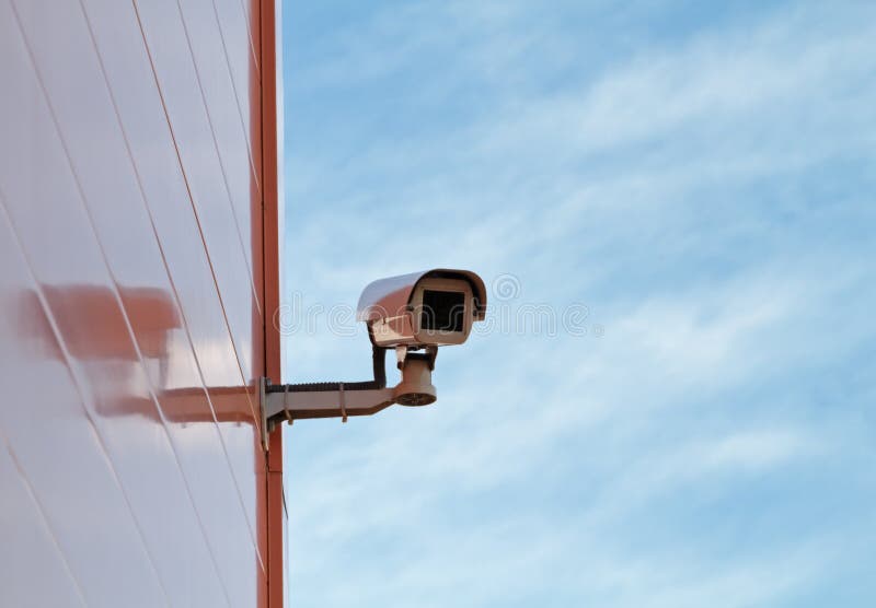 De Camera Van De Veiligheid Stock Foto - Image of camera, controle ...