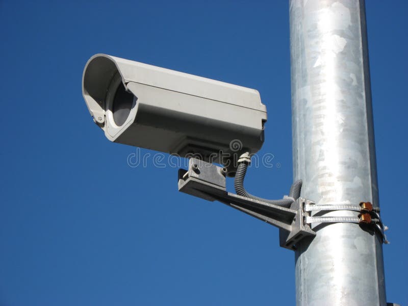 De Camera Van De Veiligheid Stock Foto - Image of camera, kijken: 490532