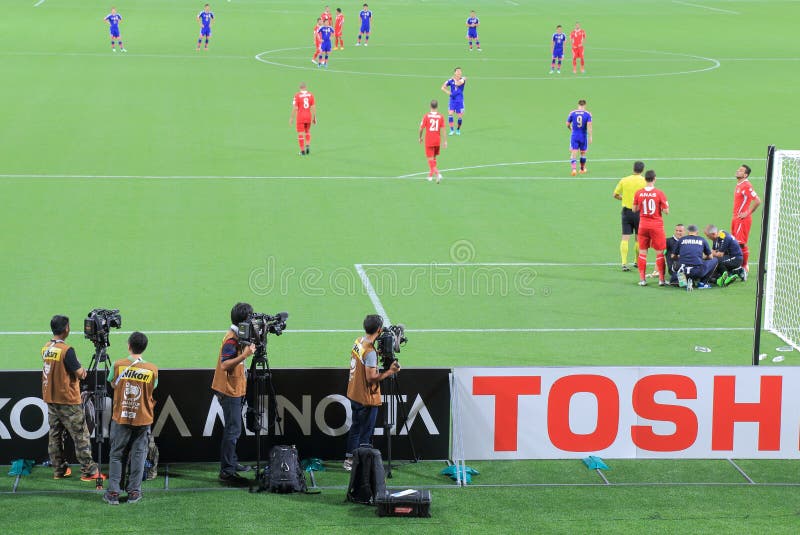 Cameraploeg redactionele foto. Image of één, cinematograaf - 25965226