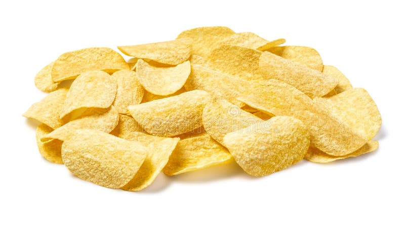 Witte Chips stock afbeelding. Image of gezouten, hoop - 33115151