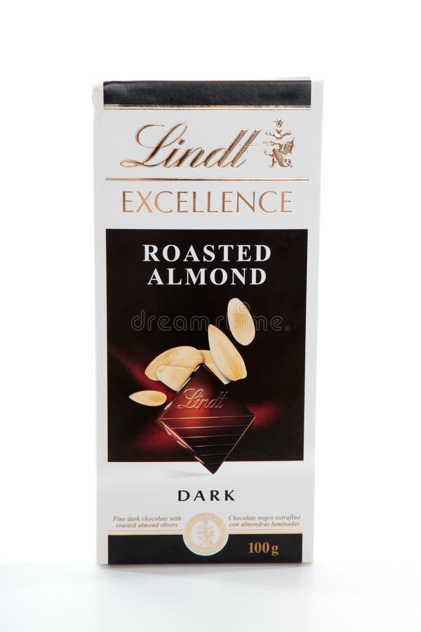De Chocoladereep van Lindt redactionele fotografie. Image of geroosterd ...