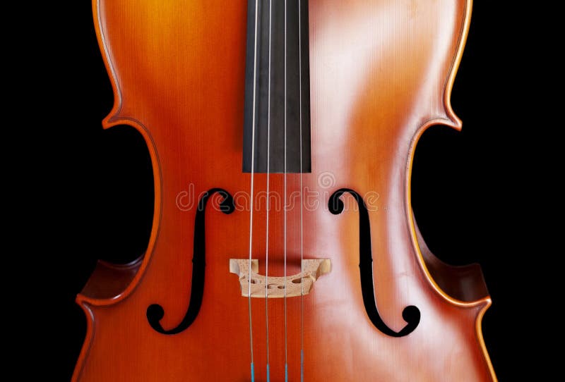 Cello close-up stock afbeelding. Image of vermaak, klassiek - 12992047
