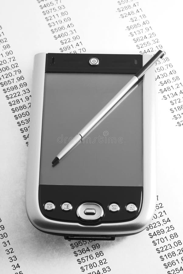 Zakcomputer stock foto. Image of medewerker, gegevens - 2221830