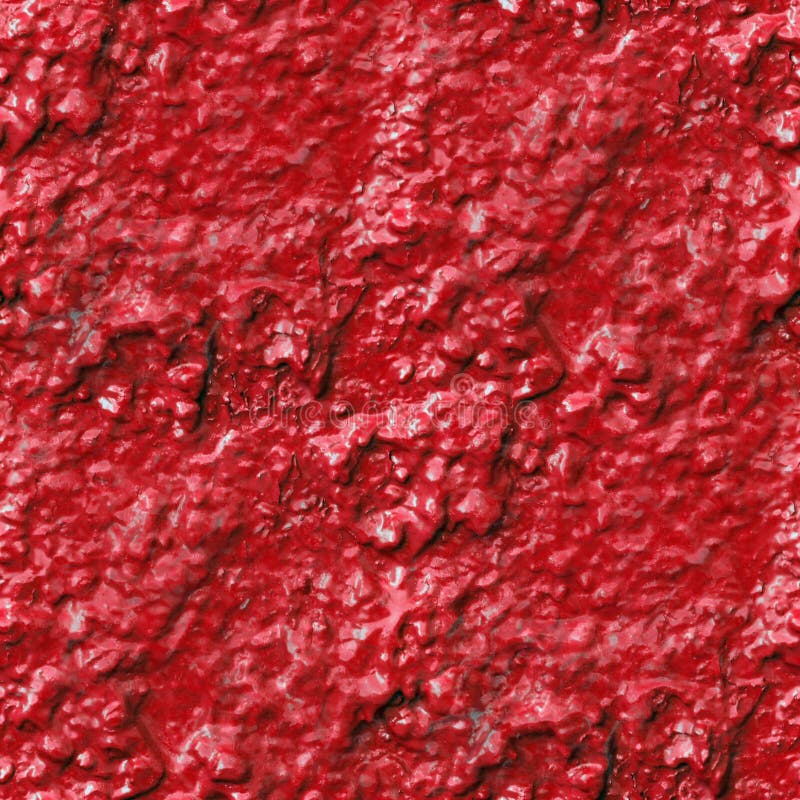 De Concrete Muur Van Rode Verf Druipt Ruwe Oppervlakte Stock Afbeelding ...