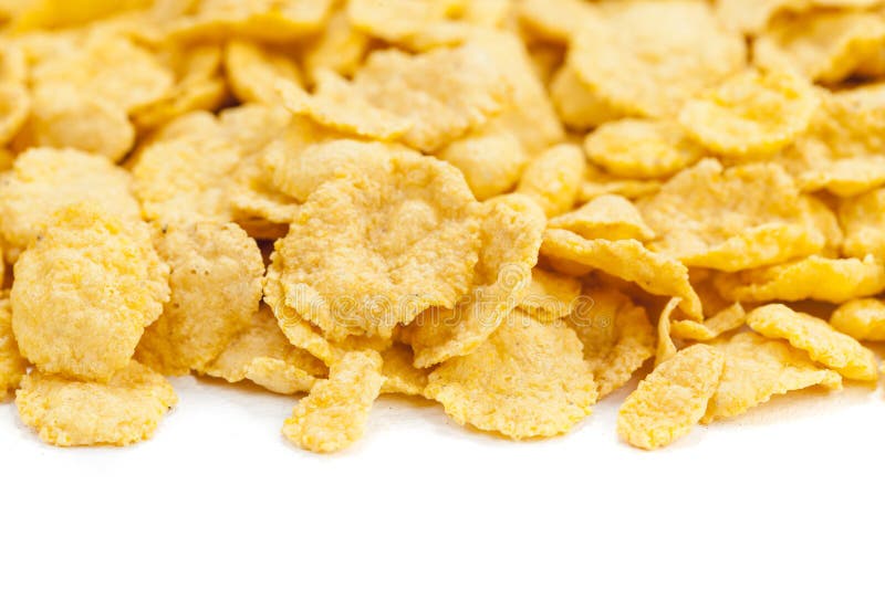 De Cornflake Van Het Graangewas Stock Foto - Image of cornflakes, lunch ...