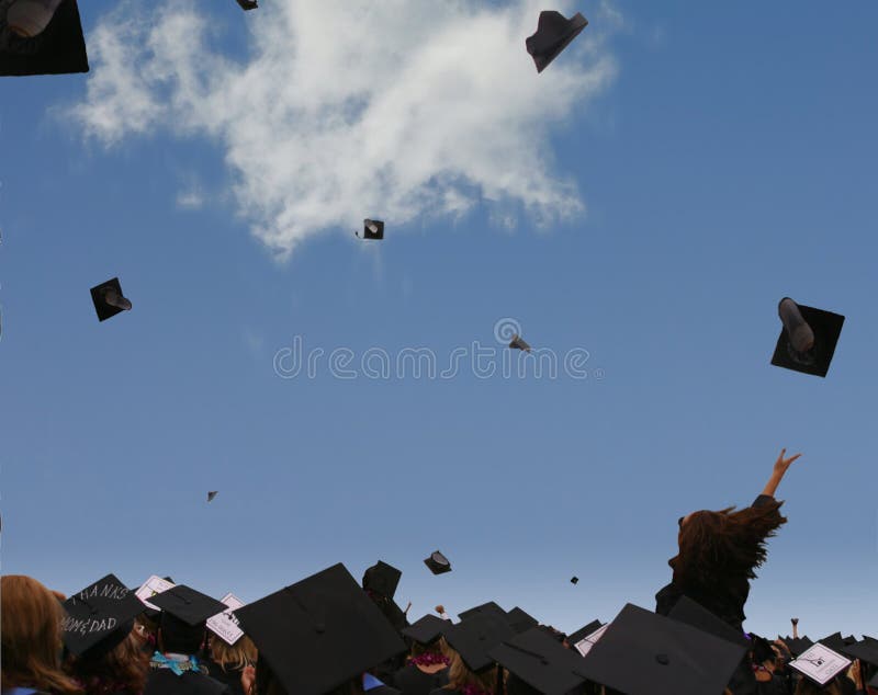 De Dag van de graduatie! stock afbeelding. Image of graad - 1641317