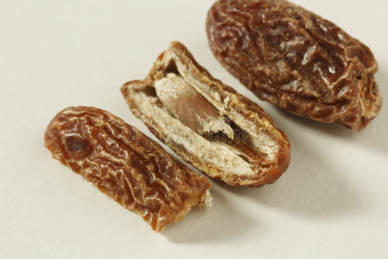 De Datum is Een Zijn Eetbaar Zoet Fruit Stock Afbeelding - Image of ...