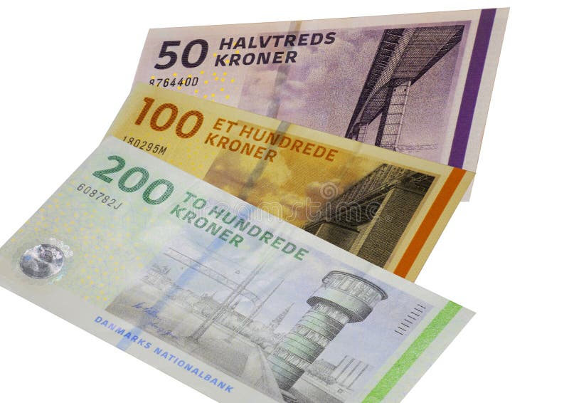 De Deense Kroon Neemt Nota Van Dkk Stock Afbeelding - Image of rekening ...