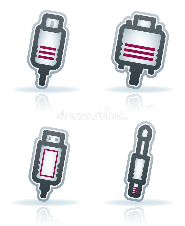 De Delen van de computer vector illustratie. Illustration of delen ...