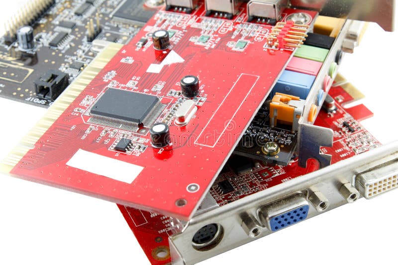 Computeronderdelen stock afbeelding. Image of industrie - 26576485