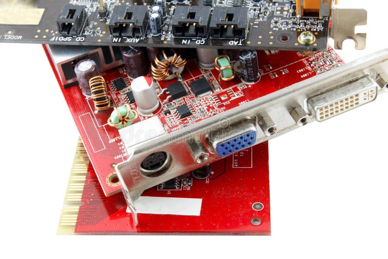 De delen van de computer stock foto. Image of netwerk - 26812536