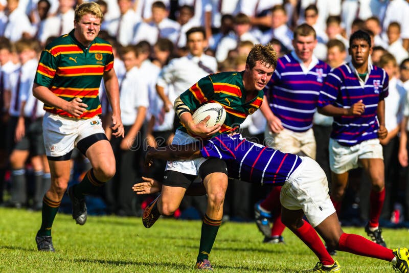 School Rugby Actie - Derby redactionele foto. Image of foto - 26589671