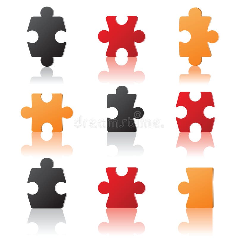 De details van raadsels vector illustratie. Illustration of patroon ...