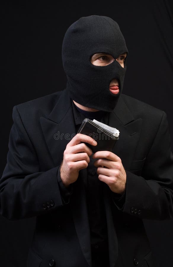 Portemonneedief stock foto. Image of diefstal, inbraak - 8140984