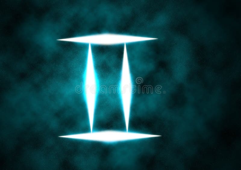 Sterrenbeeld Tweelingen stock illustratie. Illustration of teken - 9191572