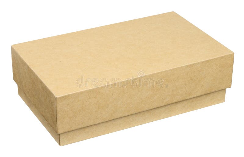 De doos van het karton stock afbeelding. Image of bruin - 23698615