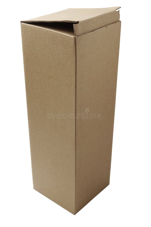 Kartonnen doos stock afbeelding. Image of pakket, omhulsel - 809357