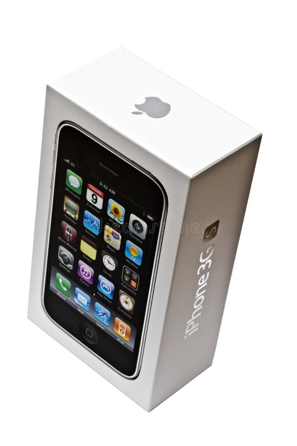 De doos van IPhone redactionele fotografie. Image of elektronika - 17860627