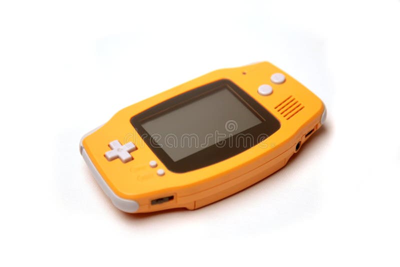 De Draagbare Console Van Het Computerspel Stock Foto - Image of geluid ...