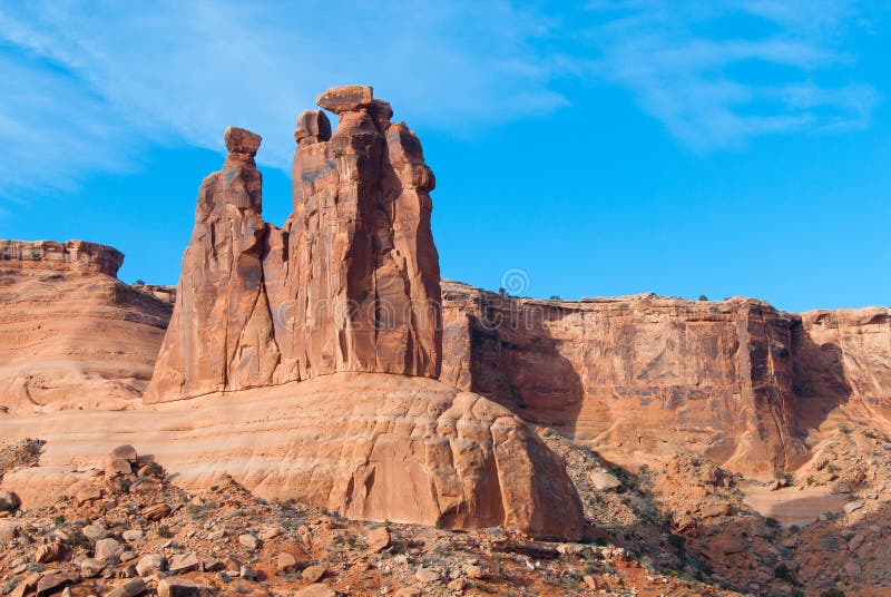 De Drie Roddels stock foto. Image of amerika, vorming - 37541886