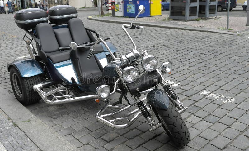 De driewieler van de motor stock foto. Image of machine - 20079346