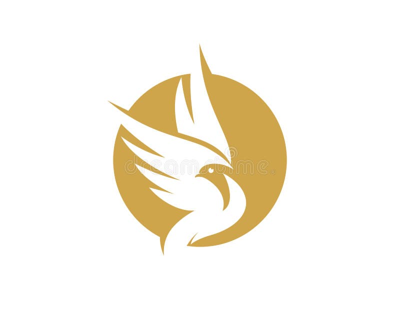 De Duif Logo Template Van De Vogelvleugel Vector Illustratie ...