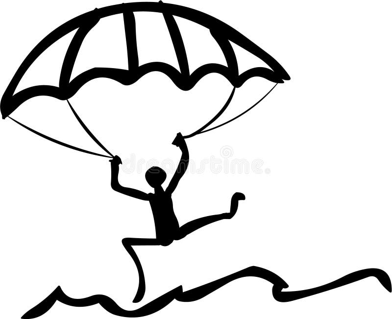 De duik van de hemel vector illustratie. Illustration of duik - 10537428