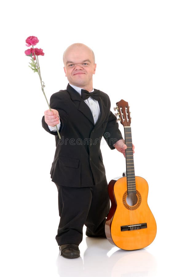 De Dwerg, Weinig Mens Met Nam Toe Stock Afbeelding - Image of ...