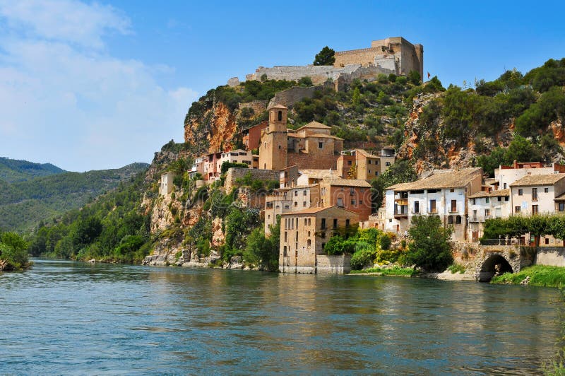 Ebro-waterwegenbord stock afbeelding. Image of teken - 161871597