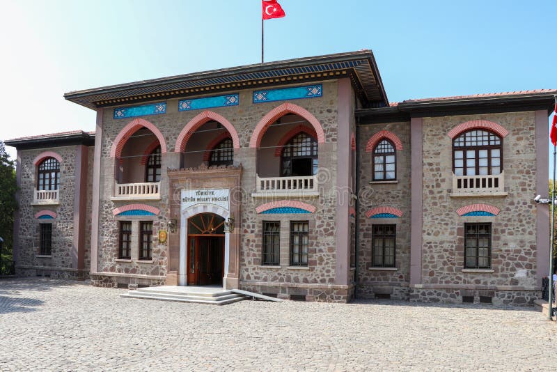 Eerste Parlementsgebouw in Oude Stad Van Nafplio Redactionele Stock ...