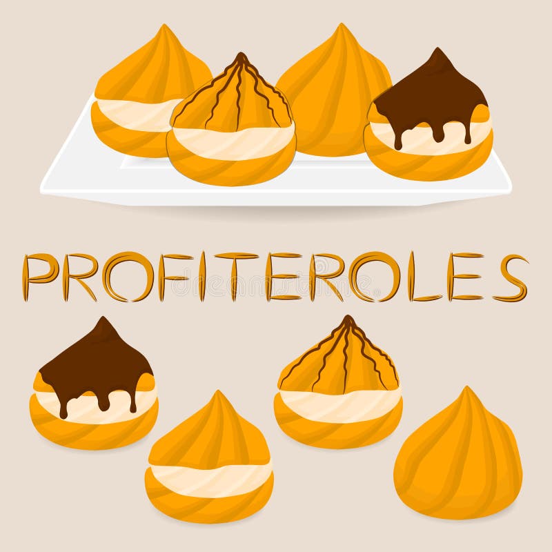 Profiterole Stock Illustrations, Vectors, & Clipart – (66 Stock ...