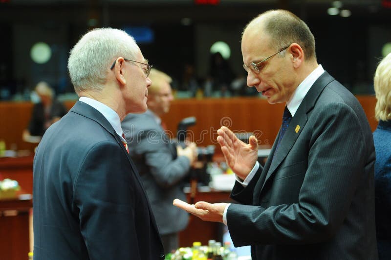 Gebouw Van De Europese Raad in Brussel Redactionele Stock Afbeelding ...