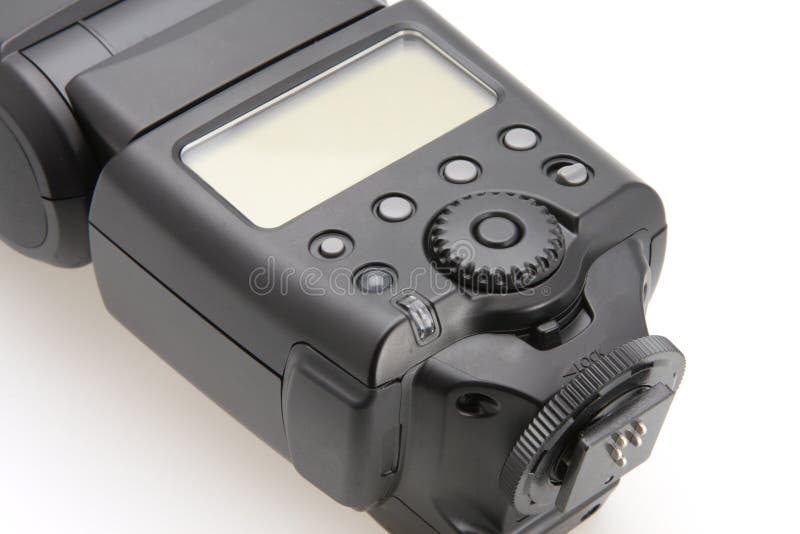 Camera met flits stock foto. Image of direct, gevormd - 23280808