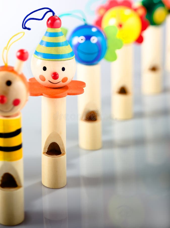 Speelfluitjes stock afbeelding. Image of vissen, speelgoed - 14063497