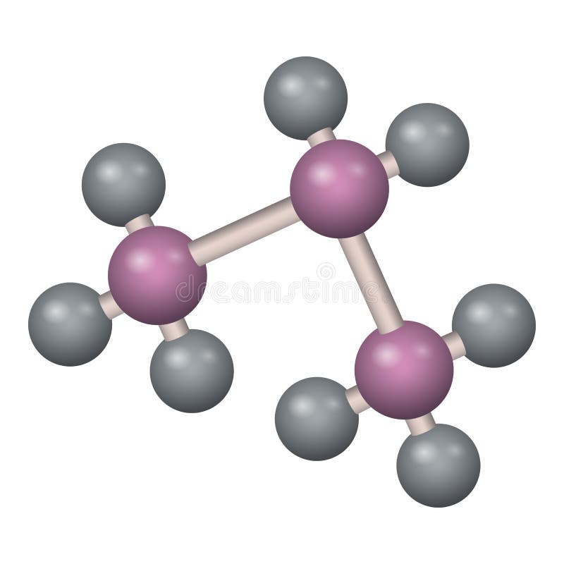 De Moleculaire Formule Van Zuurstof Vector Illustratie - Illustration ...