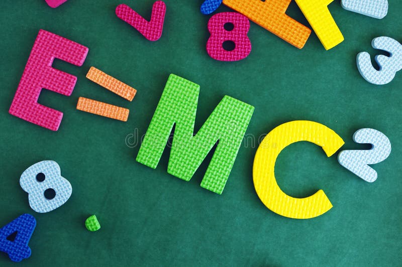 Einsteins formule E=mc2 stock foto. Image of groen, einstein - 50760050