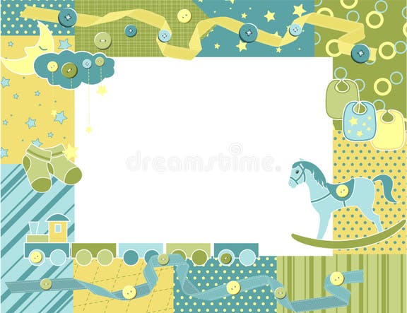 Kinderfoto kader. Vector vector illustratie. Illustration of vier ...