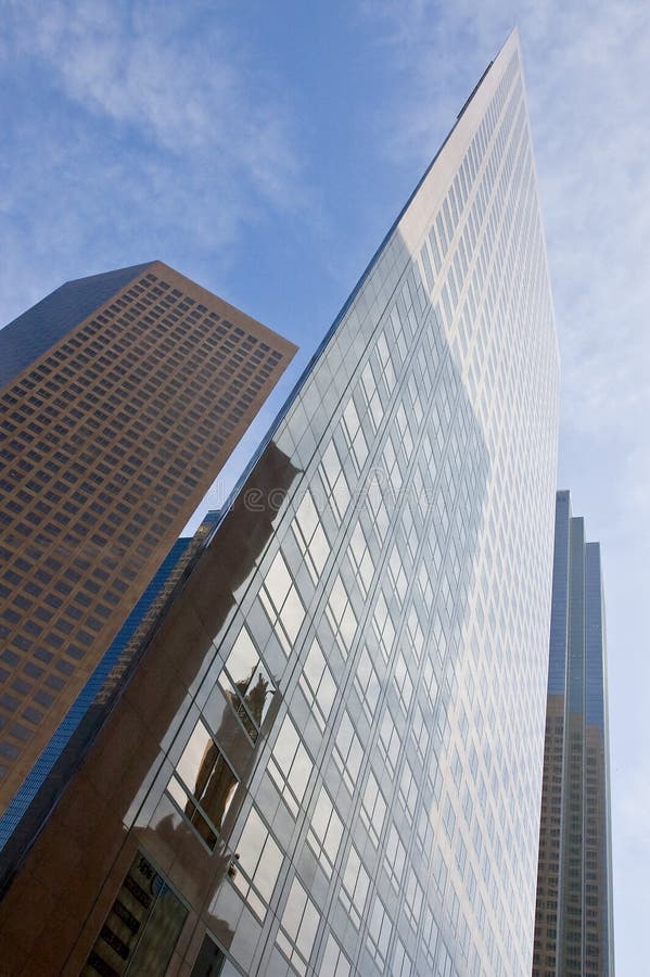 Kantoorgebouwen in Los Angeles Stock Afbeelding - Image of reusachtig ...