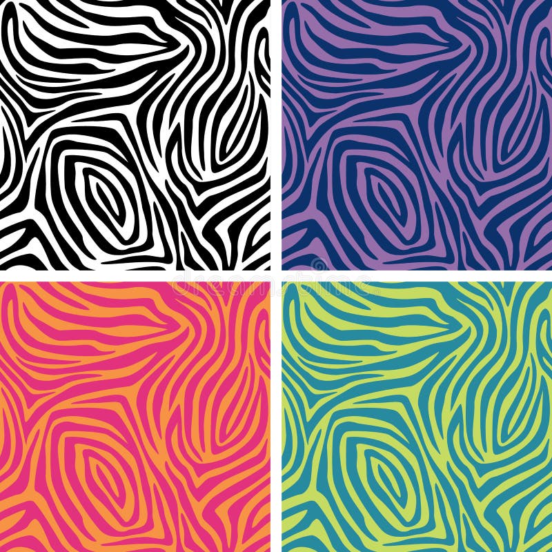 Zebra Strepen Patronen vector illustratie. Illustration of textiel ...