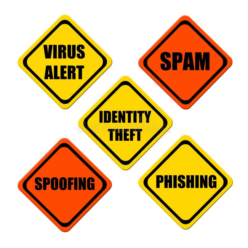 De gevaren van Internet stock illustratie. Illustration of gevaren ...