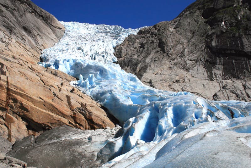 De gletsjer stock foto. Image of schoonheid, koel, klimaat - 1395054