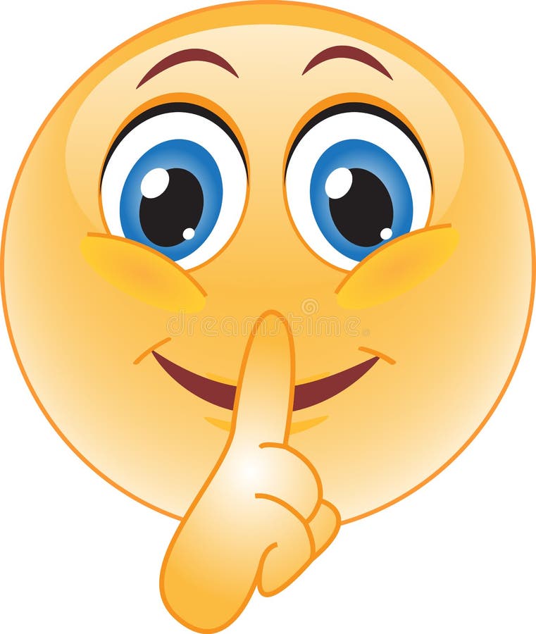 Smiley. Stilte. stock illustratie. Illustration of lippen - 31680419