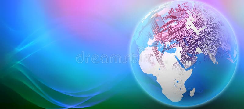 De Globalisering Van De Wereld Stock Illustratie - Illustration of ...