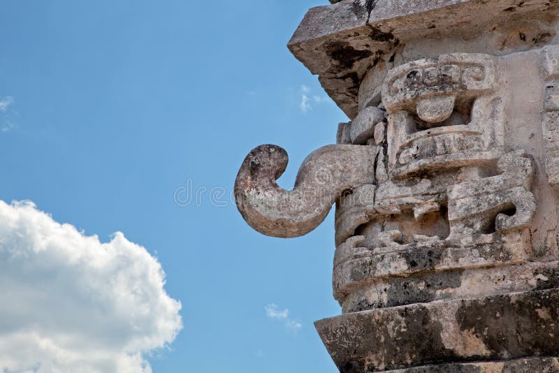 De Regengod Chaac Van De Maya's in Mexico Stock Afbeelding - Image of ...