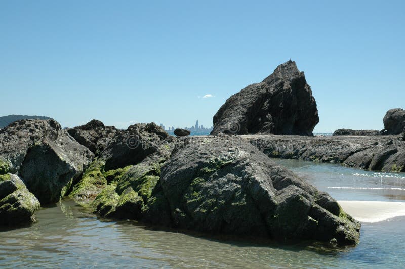 De Gouden Kust Van De Rots Van De Olifant Stock Afbeelding - Image of ...