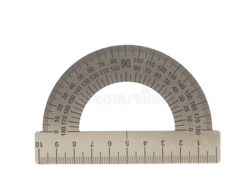 De Gradenboog Van Het Metaal Stock Afbeelding - Image of maatregel ...