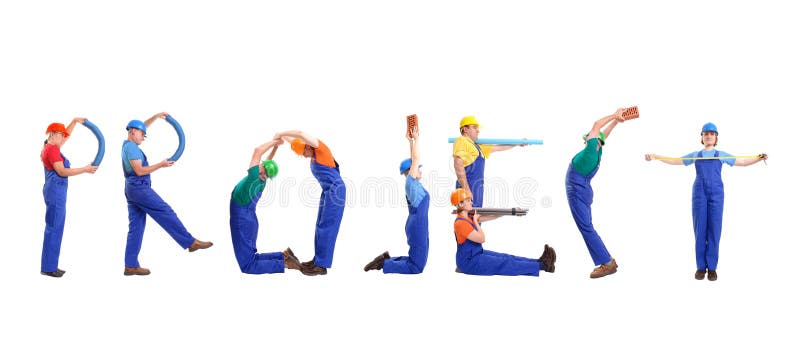 De groep van het project stock foto. Image of contractant - 3248414