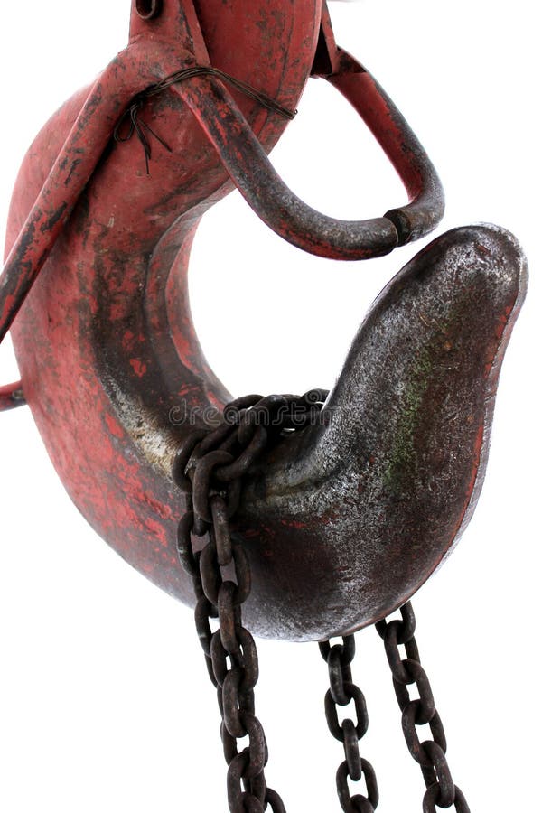 De haak van de Kraan stock foto. Image of gebouw, staal - 23706038